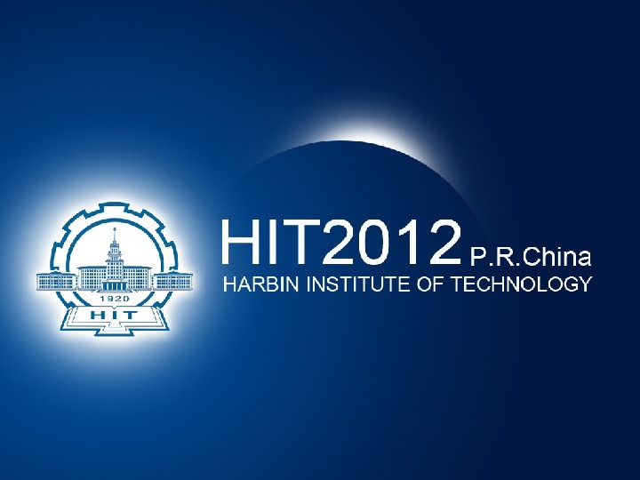 Overview Founded in 1920, Harbin Institute of