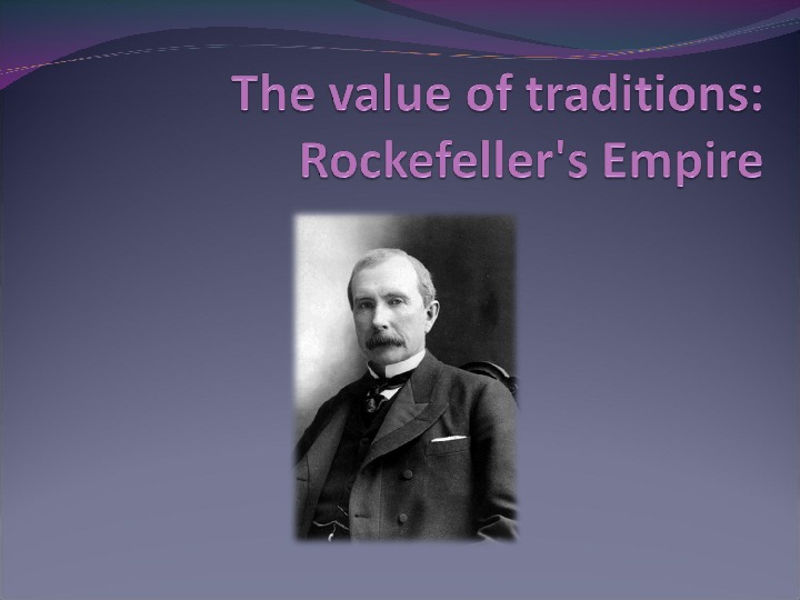 John Davison Rockefeller was born in Richmond, New