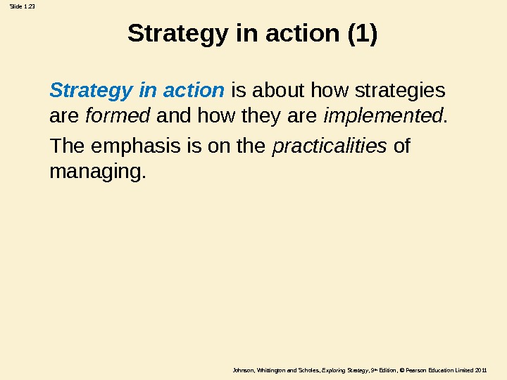 Johnson, Whittington and Scholes , Exploring Strategy