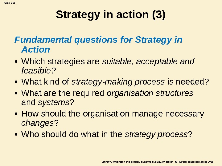 Johnson, Whittington and Scholes , Exploring Strategy