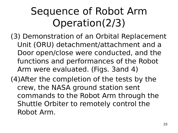 An Overview of Japanese Space Robots Development