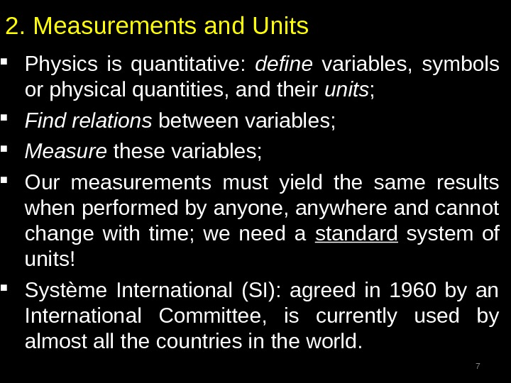L 01. Dimensions and Units NU-CPS Physics