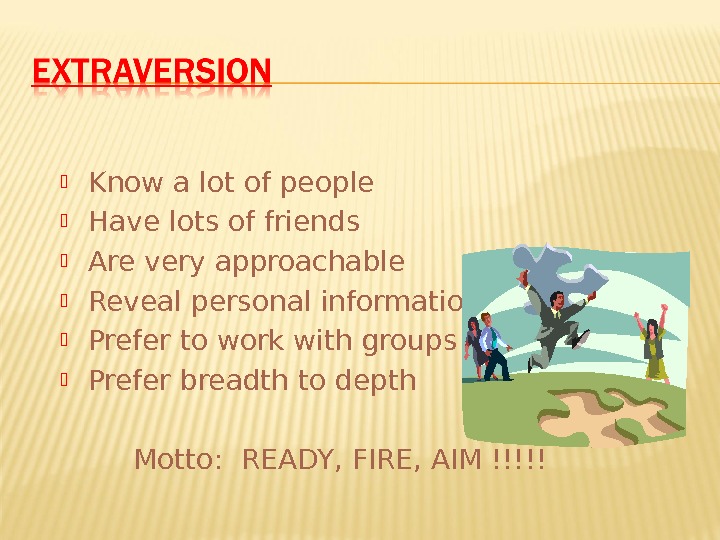 Lecture 6 Individually-typological features of personality