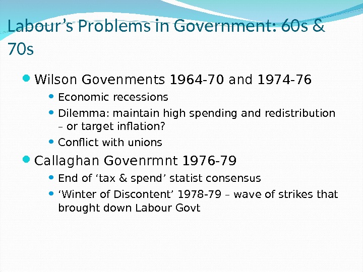 Formation of the Labour Party 19 th