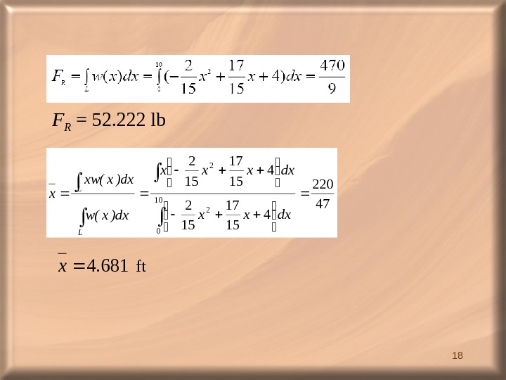 Internal Loadings Characteristics of External Loading 2