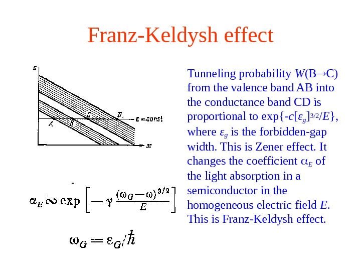 Tunnel Effect in Quantum Science Alexander Gabovich