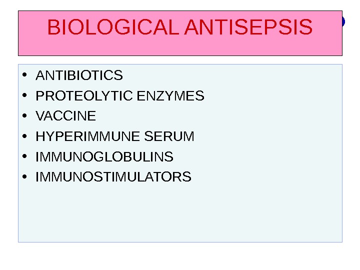 1 ASEPSIS AND ANTISEPSIS History of surgery