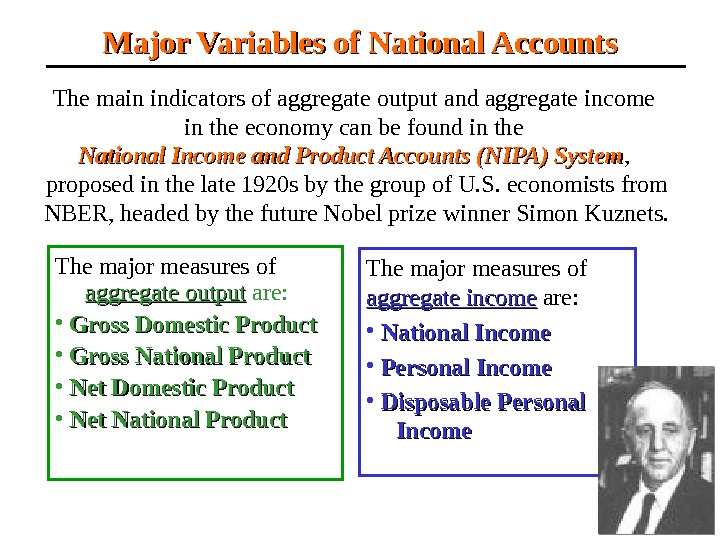 Lecture 2 National Accounts Measuring Output and