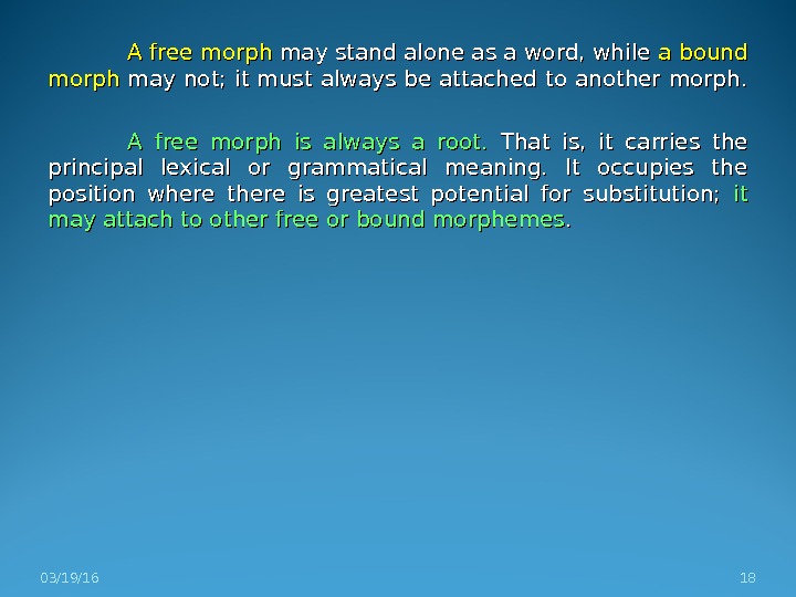 Lecture 2. The International Structure of Words