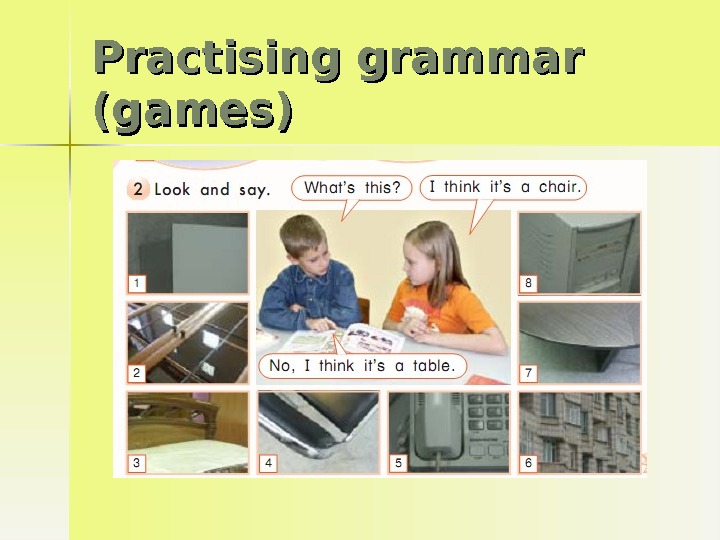 Lexis and grammar for primary school Vocabulary