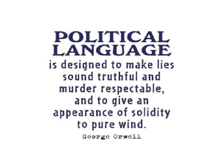 L inguistic aspect of political language Victoria Kashkovskaia