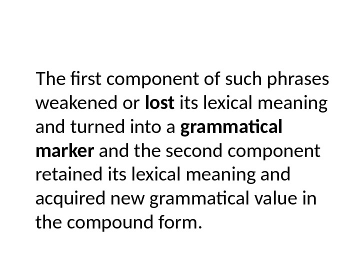 Middle English Changes in Grammar System