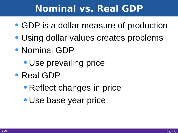 24 Measuring Domestic Output and National Income Mc.