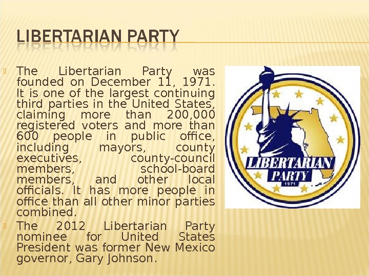 The modern political party system in the