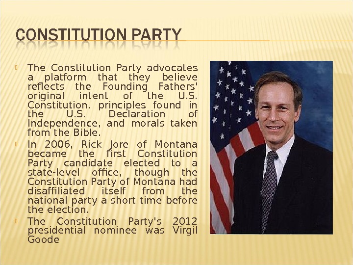 The modern political party system in the