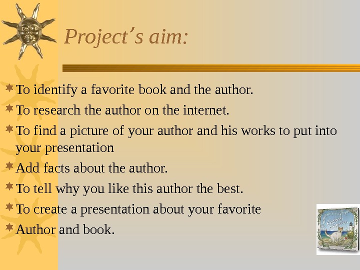 My Favorite Author and Book MINISTRY OF EDUCATION