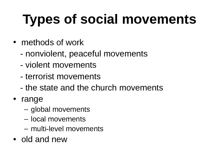 Prof. Jarosław Rokicki, Ph. D. New Social Movements