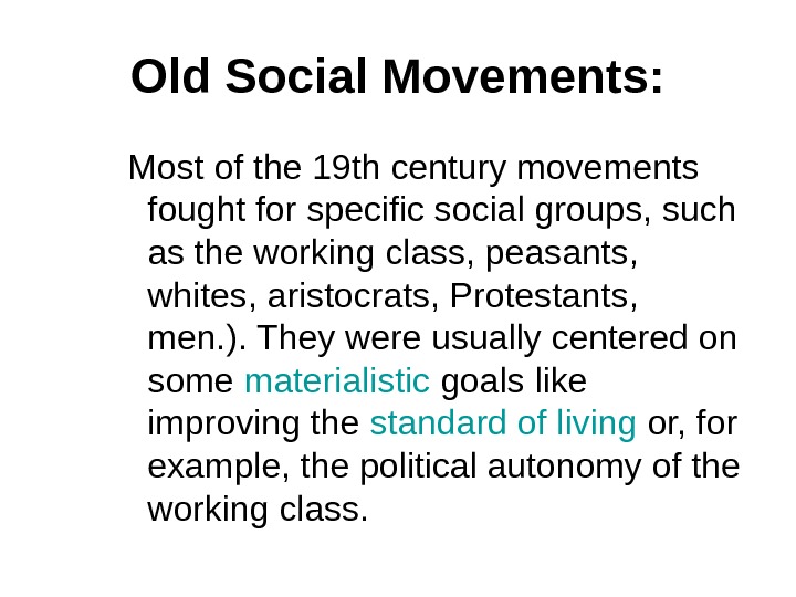 Prof. Jarosław Rokicki, Ph. D. New Social Movements