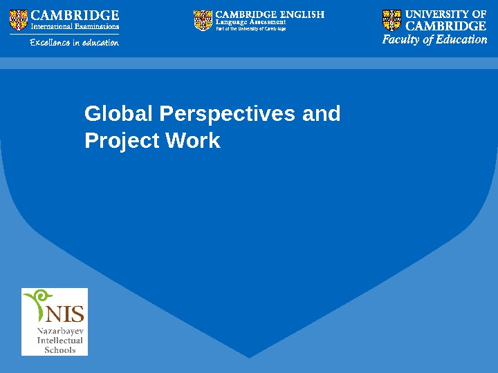 Global Perspectives and Project Work Global