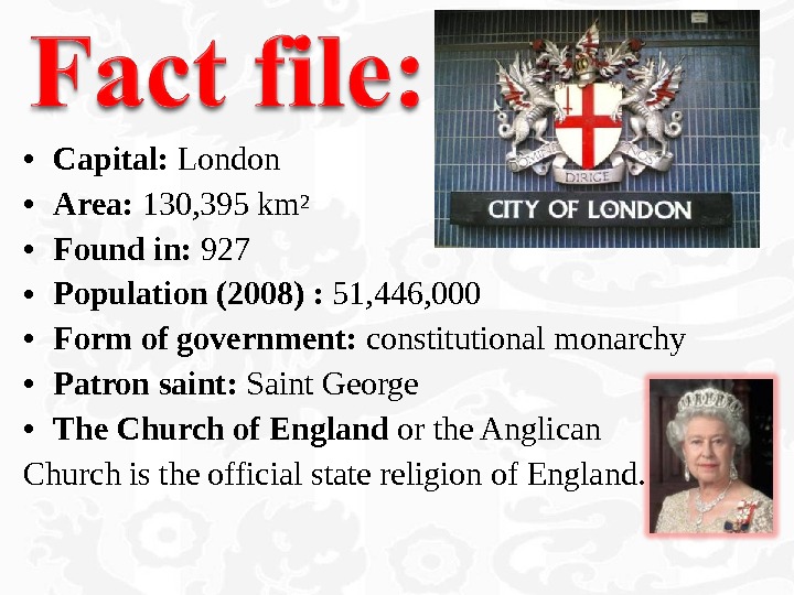 Презентация oh england