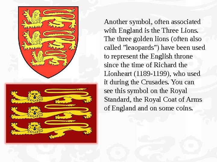 Презентация oh england