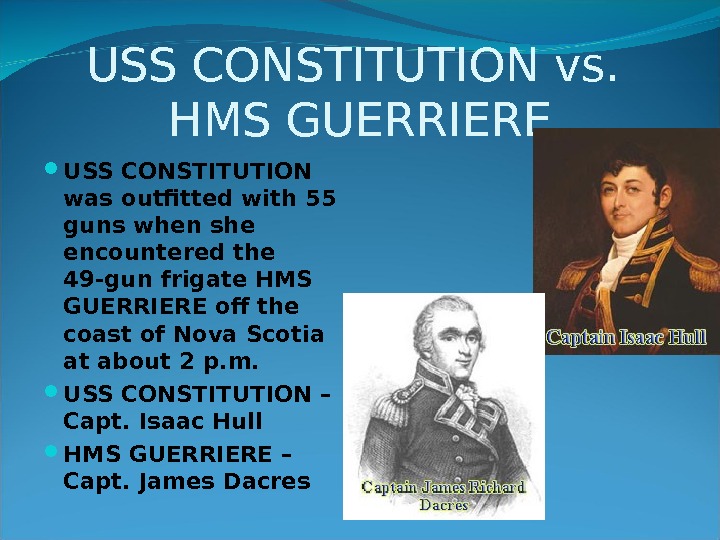 USS CONSTITUTION ” OLD IRONSIDES’’ USS CONSTITUTION