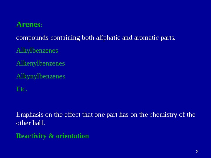 Organic Chemistry Aromatic Compounds 22 Arenes
