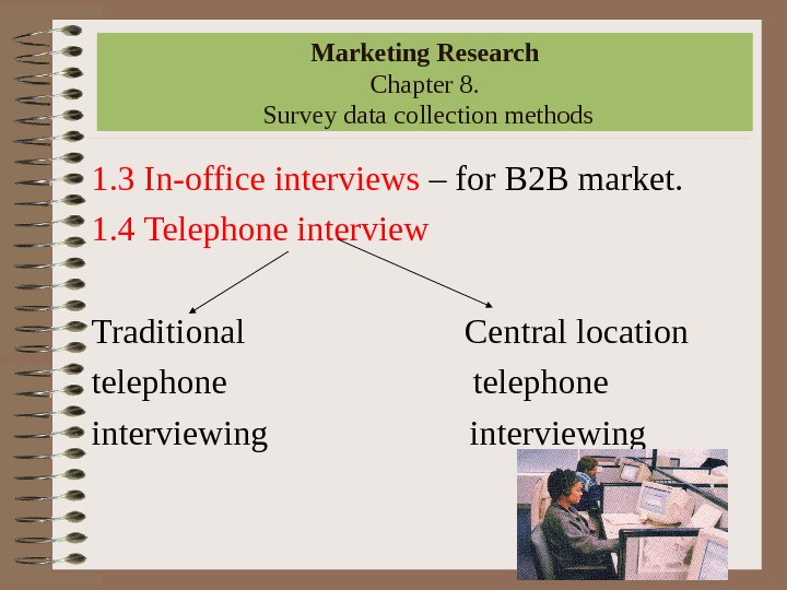 Marketing Research Chapter 8 Survey data collection methods