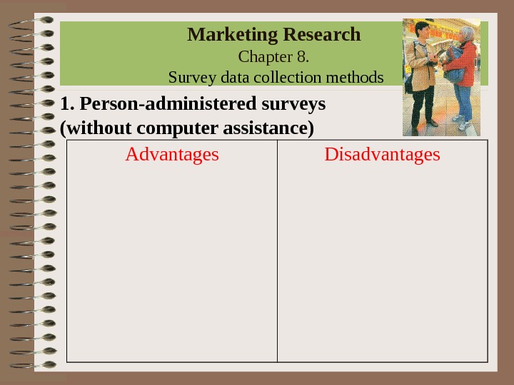Marketing Research Chapter 8 Survey Data Collection Methods