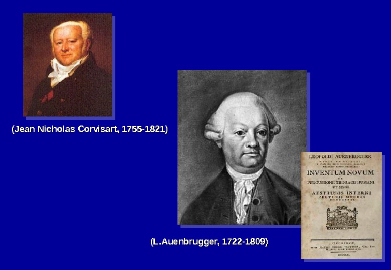 Percussion of the lungs Palpation of the chest