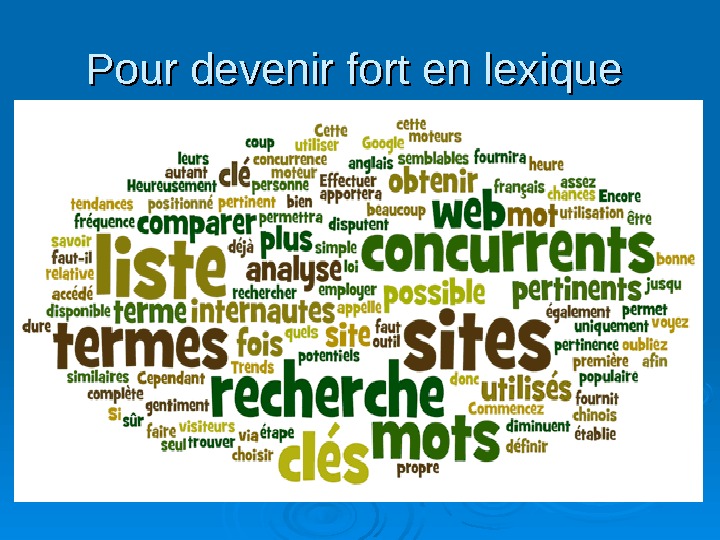 PP our devenir fort en lexique