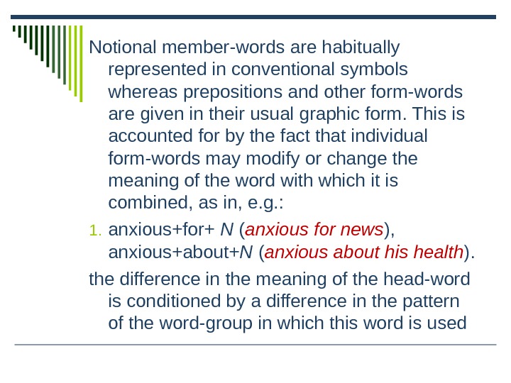 WORD-GROUPS Lecture 12 Word-groups vs. phraseological units