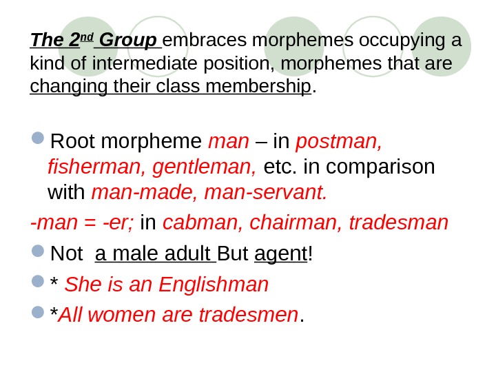WORD-STRUCTURE Morph e mic Structure o f Words