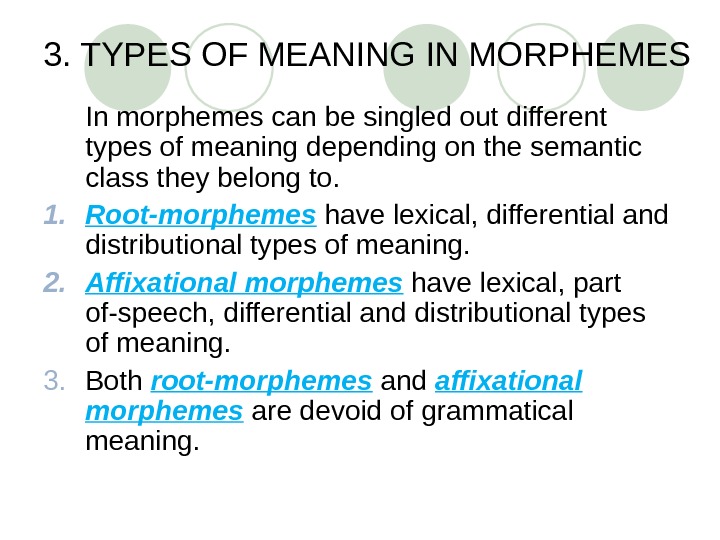 WORD-STRUCTURE Morph e mic Structure o f Words
