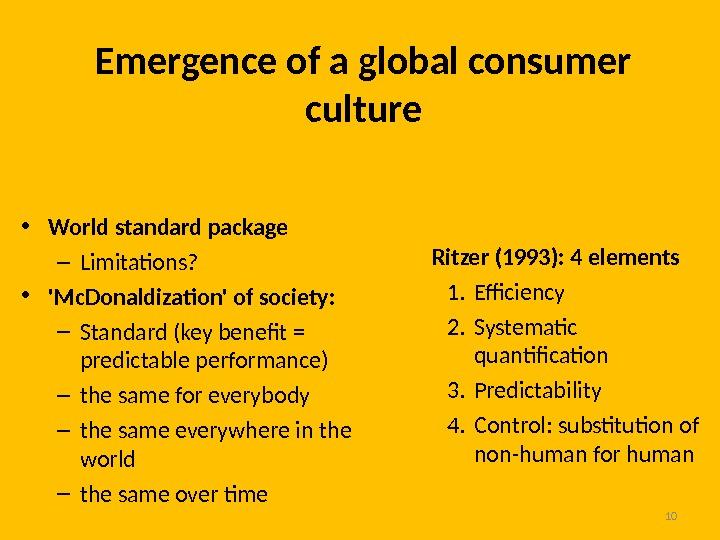 International Marketing GLOBAL PRODUCTS AND BRANDS 2
