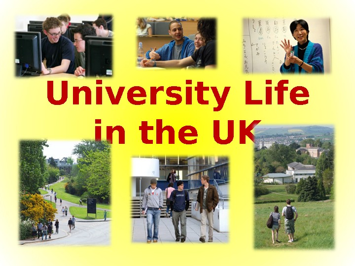 University Life in the UK How do