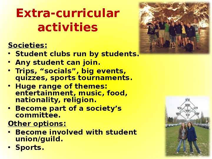 University Life in the UK How do