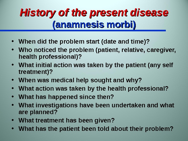 Propedeutics of internal medicine as an introduction to