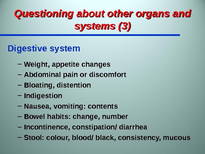 Propedeutics of internal medicine as an introduction to