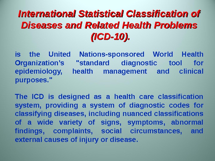 Propedeutics of internal medicine as an introduction to