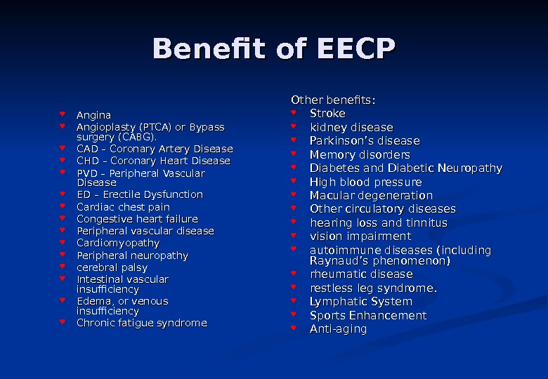 Enhanced External Counterpulsation