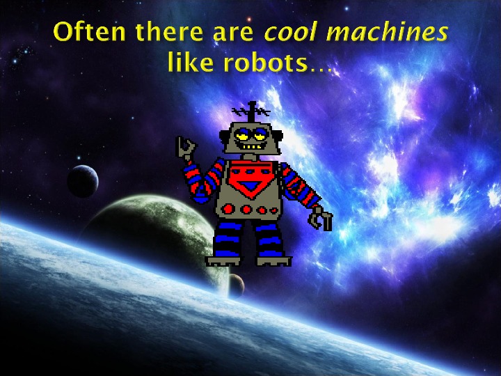 Презентация science fiction text features 1