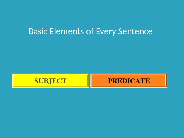 Sentence Structure: Sentence Types Sentence Types