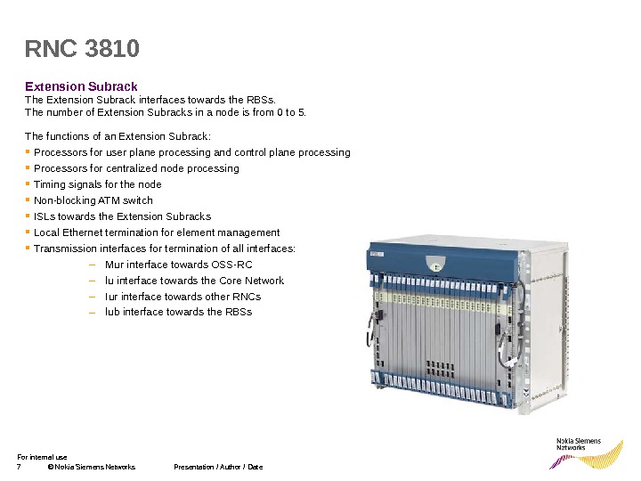 1 © Nokia Siemens Networks Presentation