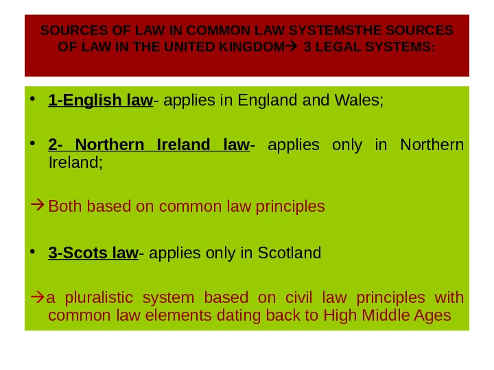 Sources of law Legal norm – definition