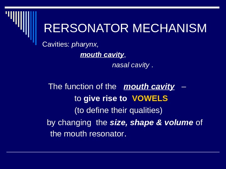 SPEECH SOUNDS SYSTEM
