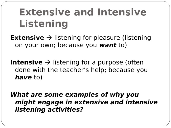 teaching-listening