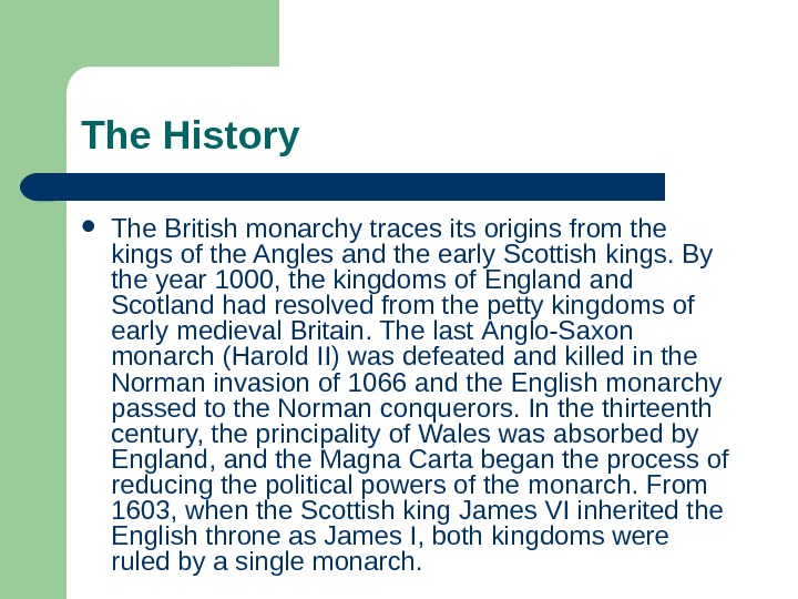 The British Monarchy Monarchy of the United