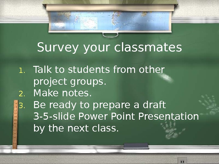 Project Work Touchstone 3 MAKING A SURVEY