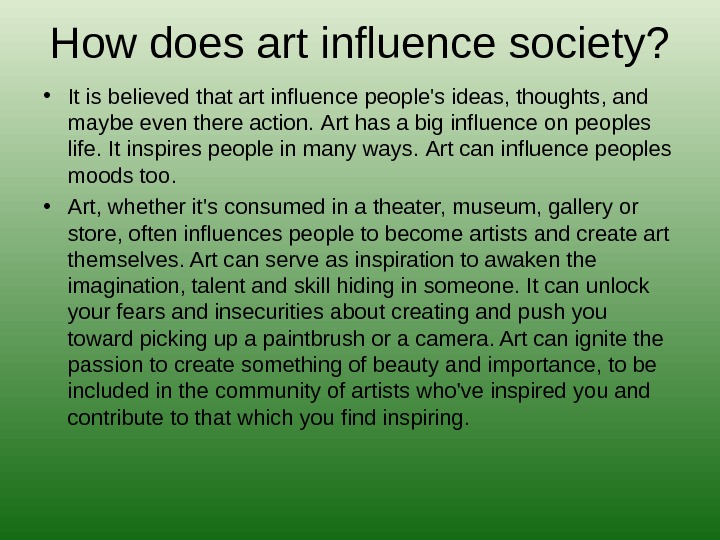 What is Art? An introduction to the concept